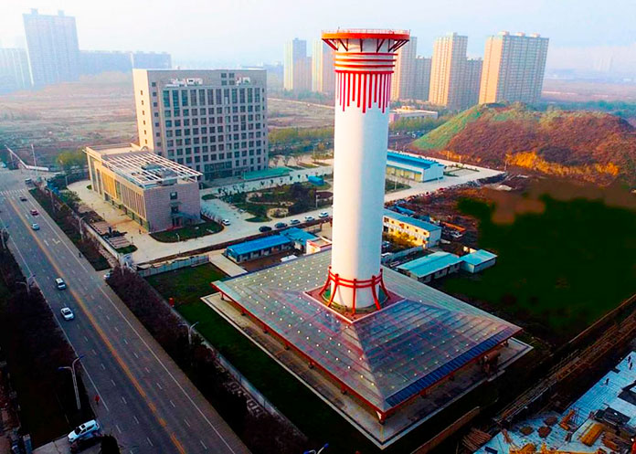 Torre de purificación de aire reduce la polución en China | Cinco Noticias